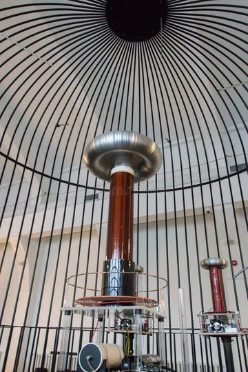 Nikola Tesla Coil Lab Stock Photos - Free & Royalty-Free Stock Photos ...