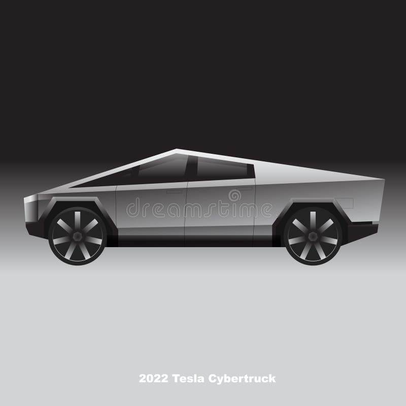 Tesla Cybertruck 2022 editorial photo. Illustration of 2022 - 220863696