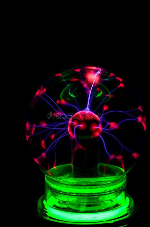 Tesla sphere stock image. Image of ball, electricity - 113864191
