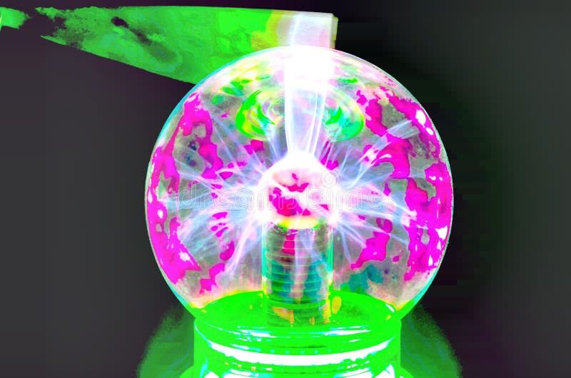 Tesla sphere stock photo. Image of lamp, ball, plasma - 152786472