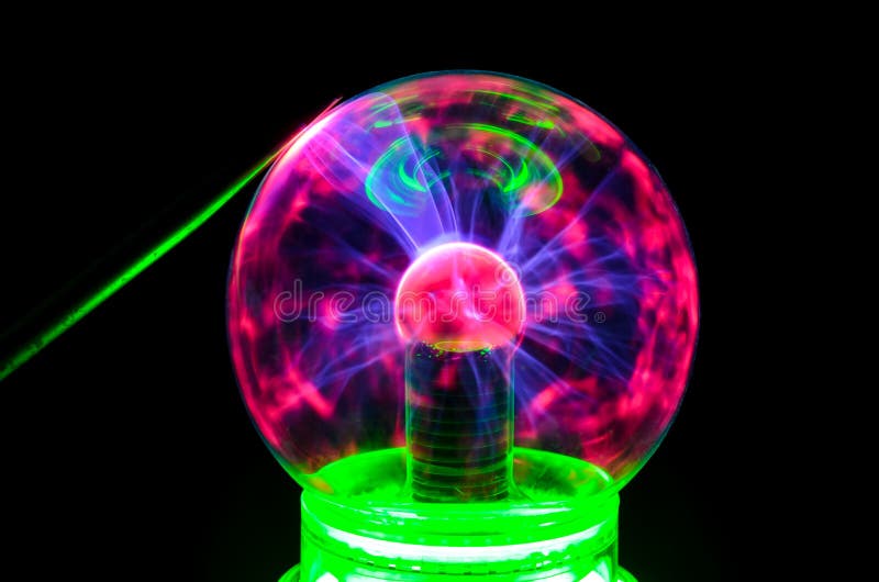 Tesla sphere stock image. Image of colored, electric - 158116869