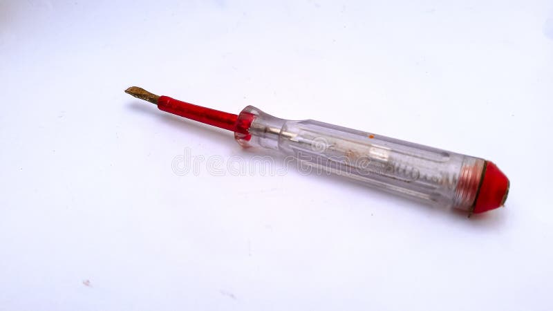 A Tespen Screwdriver on a White Background Stock Photo - Image of ...