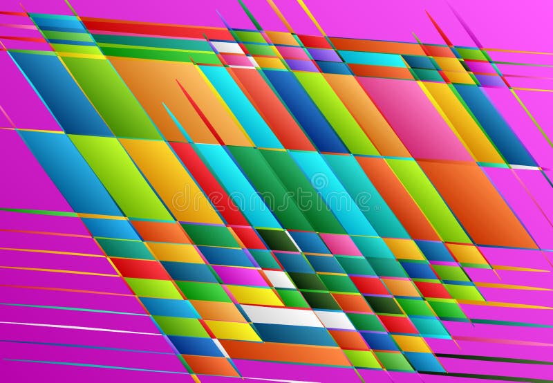 Tessallation, Mosaic Abstract Colorful, Multicolor and Geometric ...