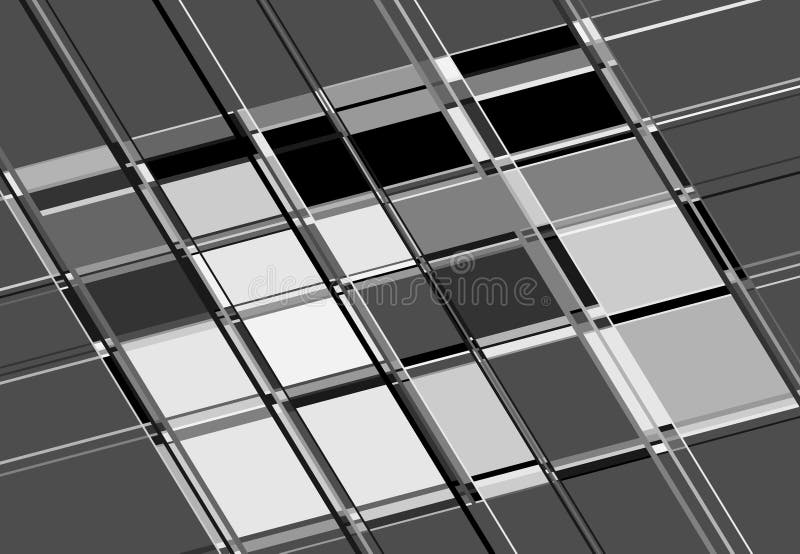Tessallation, Mosaic Abstract Grayscale, Black and White and Geometric ...