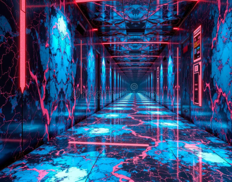 Tessellating Quantum Marble with Superpositional Blue and Red Veins ...