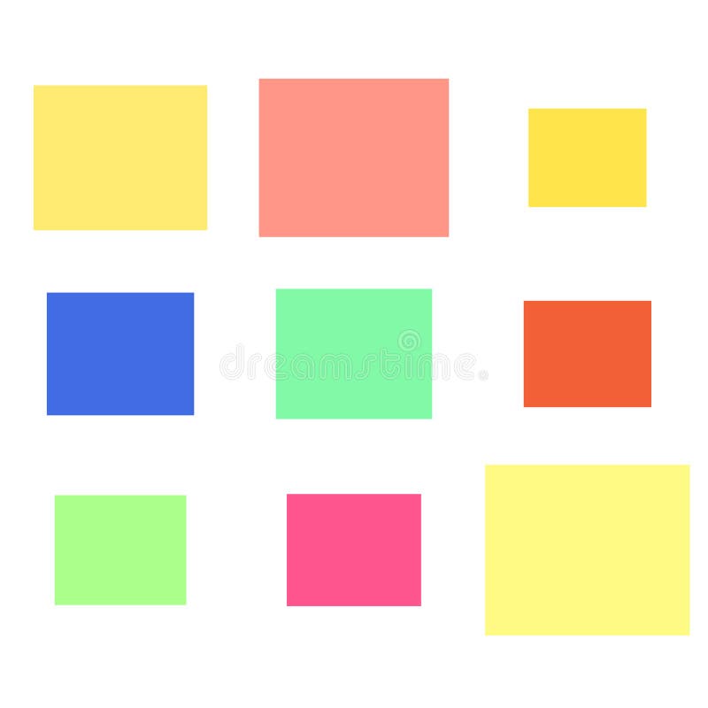 Tessellation, Mosaic Colorful, Light Colored Squares, Rectangles ...