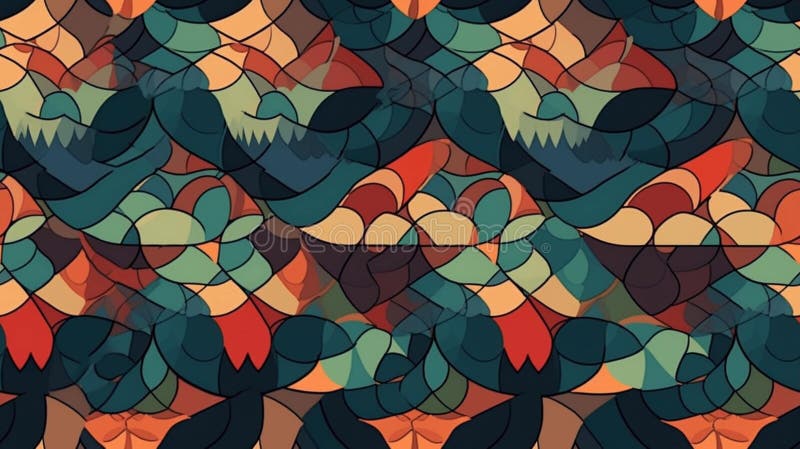 Tessellations Pattern Background Texture Design, Wallpaper, Seamless ...