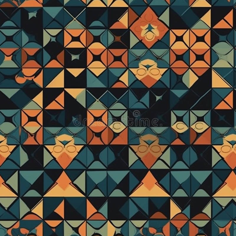 Tessellations Pattern Background Texture Design, Wallpaper, Seamless ...