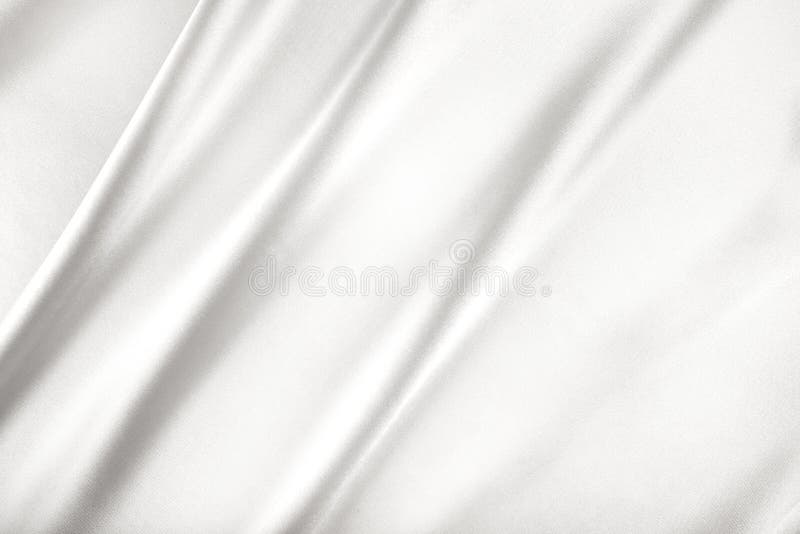 Tessuto di seta bianco fotografia stock. Immagine di lussuoso - 51344552