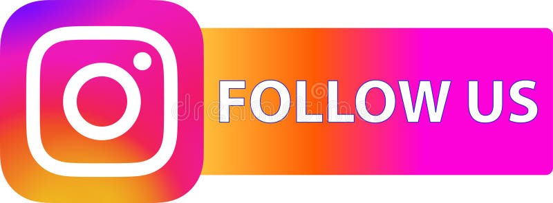 Follow Us on Instagram Sign Follow Us Button Social Media Follow Us ...