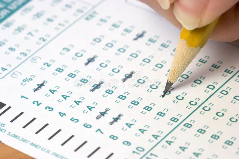 Test Answers stock image. Image of pencil, education, scantrons - 478109
