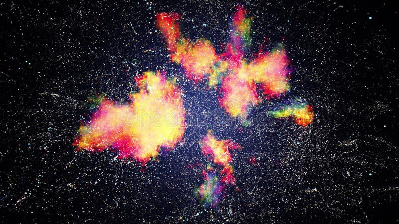 Test Bright and Abstract Colorful Visual Effects, Enhanced by the ...