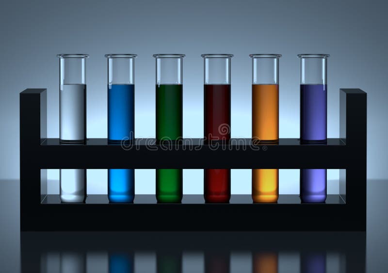 Reageerbuis stock illustratie. Illustration of onderwijs - 14857227