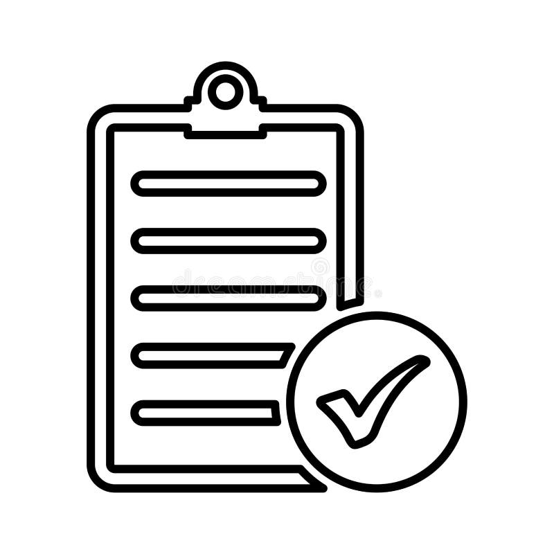 Test, Check, Order, Report Editable Vector Graphics. Stock Vector ...