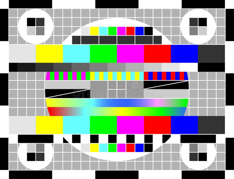 Vector Background -Test Tv Screen Stock Vector - Illustration of colors ...