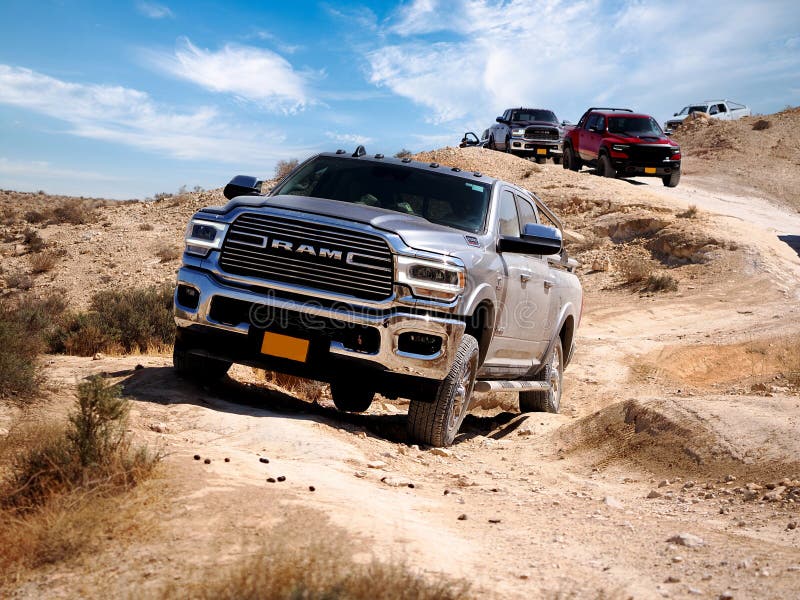 Test Drive Dodge Ram in the Desert Editorial Stock Image - Image of ...