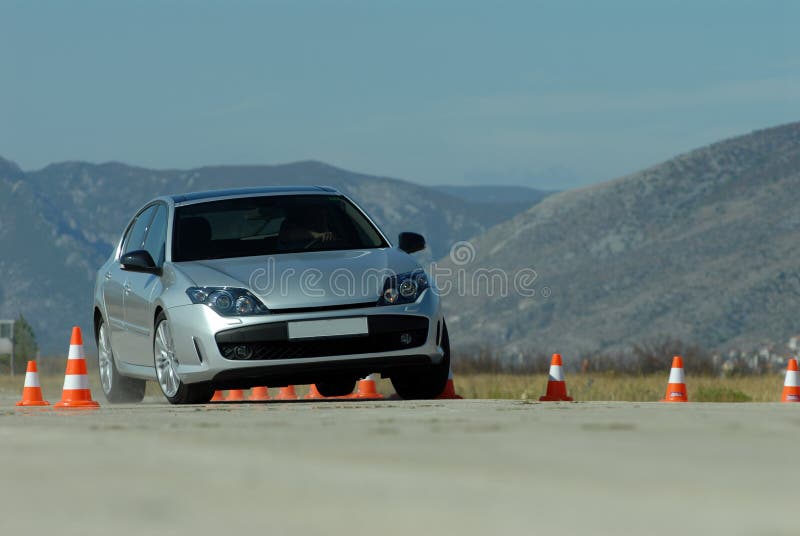 Driving test stock image. Image of asphalt, dangerous - 30817329