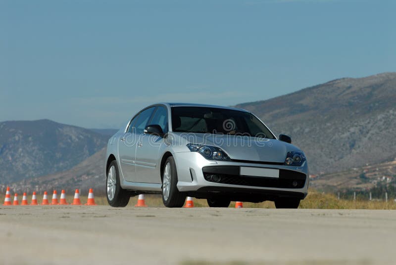 Test driving a car stock photo. Image of raifen, aluminium - 32377778