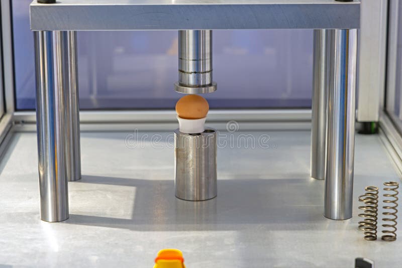 Testing Press Egg stock image. Image of hydraulic, technology - 390720363