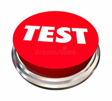 Test Evaluation Analyze Assessment Button Stock Illustration ...