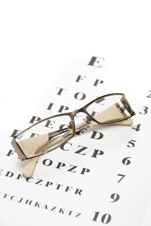 Eye chart test stock image. Image of conceptual, test - 31564505