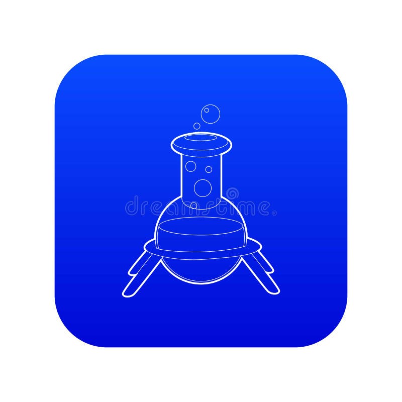 Blue Test Tube Mockup, Realistic Style Stock Vector - Illustration of ...