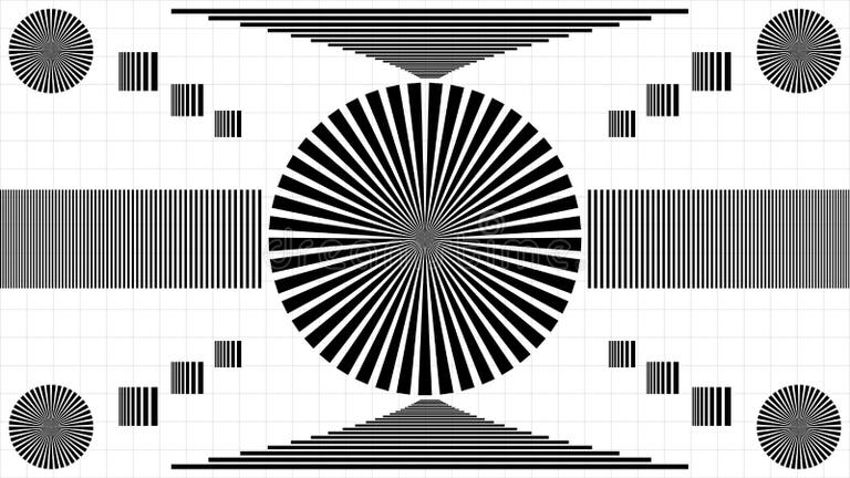 Test Focus Chart for Cameras Stock Illustration - Illustration of ...