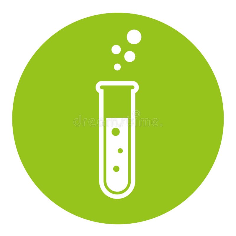 Test glass vector icon stock vector. Illustration of glass - 134457942