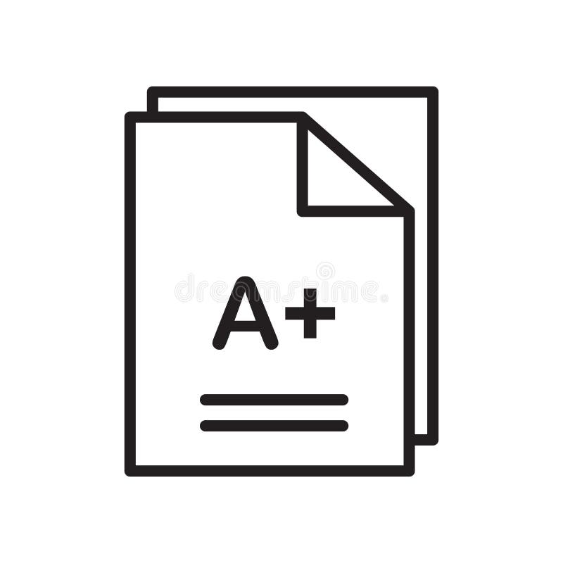 Test Icon Vector Sign and Symbol Isolated on White Background, T Stock ...