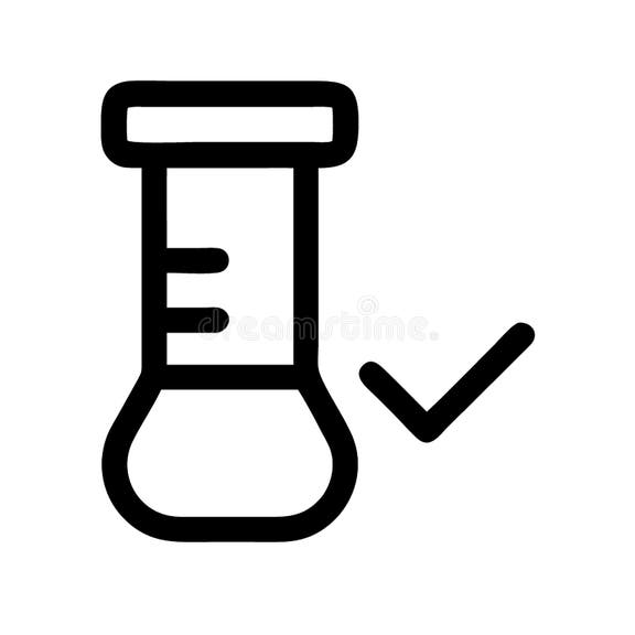 Test icon vector stock illustration. Illustration of health - 381149003