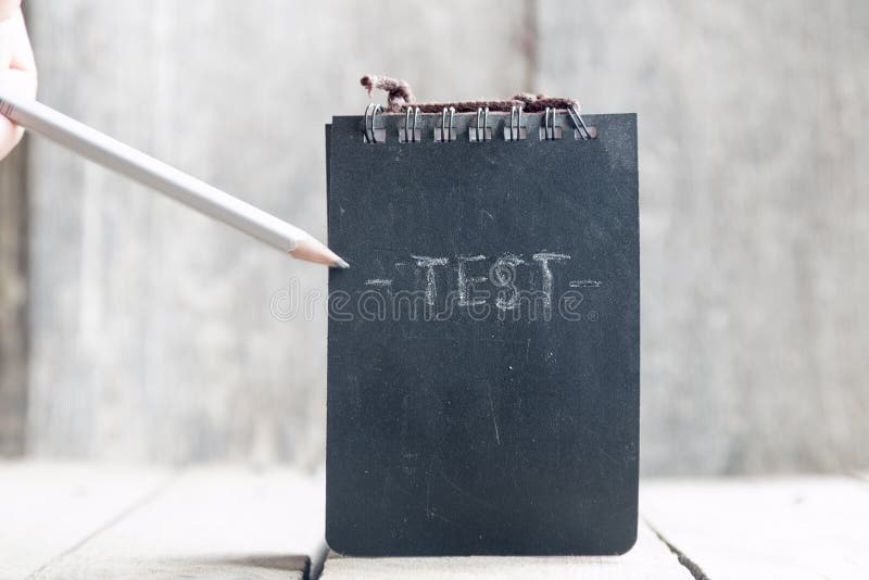Test Idea. Concept Exam, Survey, Testing. Stock Photo - Image of ...