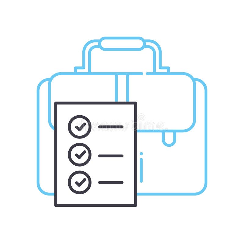 Test Line Icon, Outline Symbol, Vector Illustration, Concept Sign Stock ...