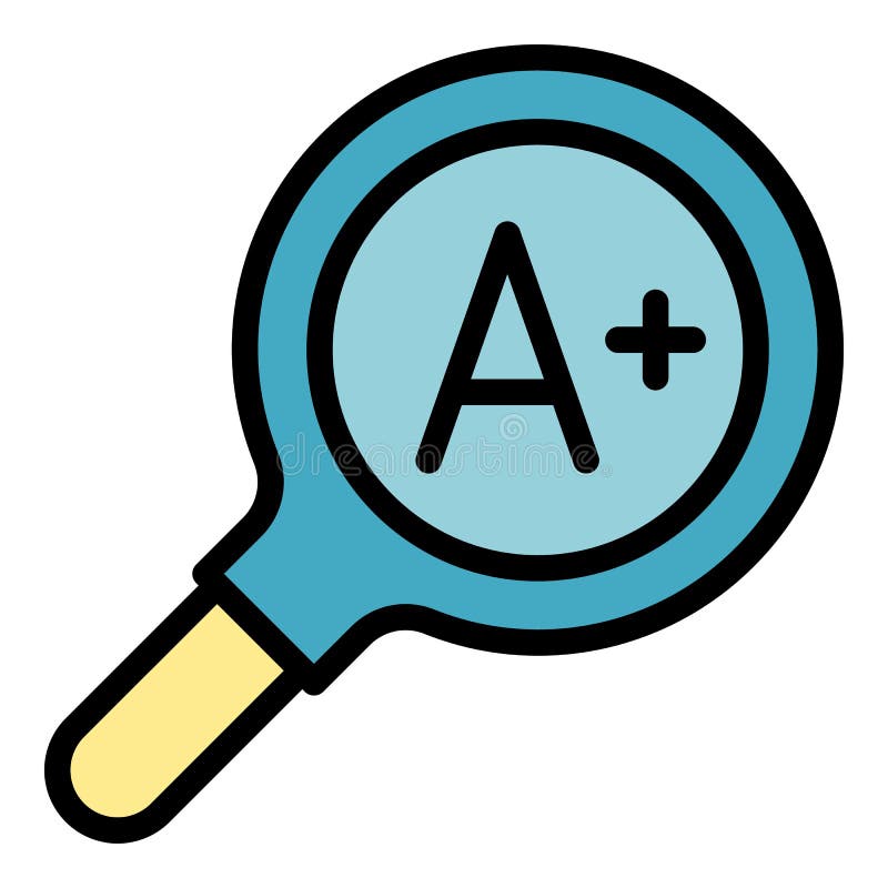 Test Mark Icon Color Outline Vector Stock Vector - Illustration of ...