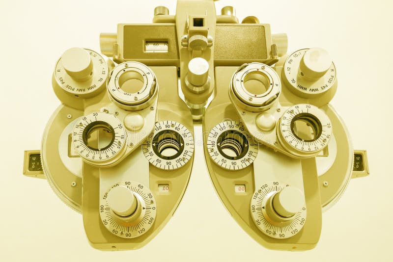 Test and Measurement of Myopia and Long Sight Stock Photo - Image of ...