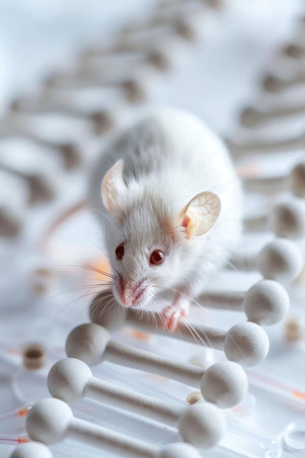 Test Mouse in the Laboratory. Selective Focus Stock Photo - Image of ...