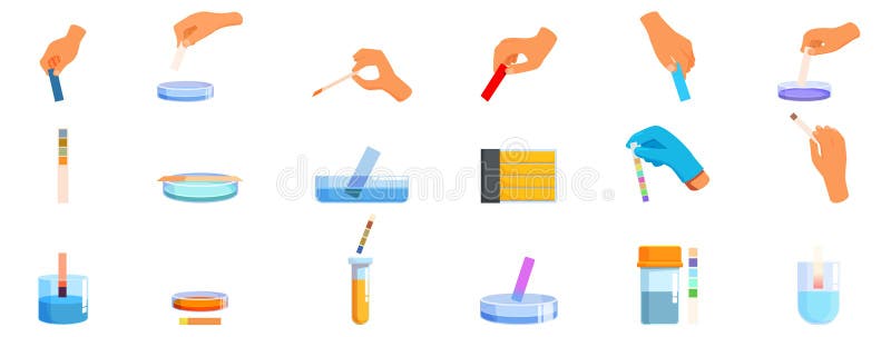 Litmus Paper Ph Test Strips Stock Illustrations – 11 Litmus Paper Ph ...
