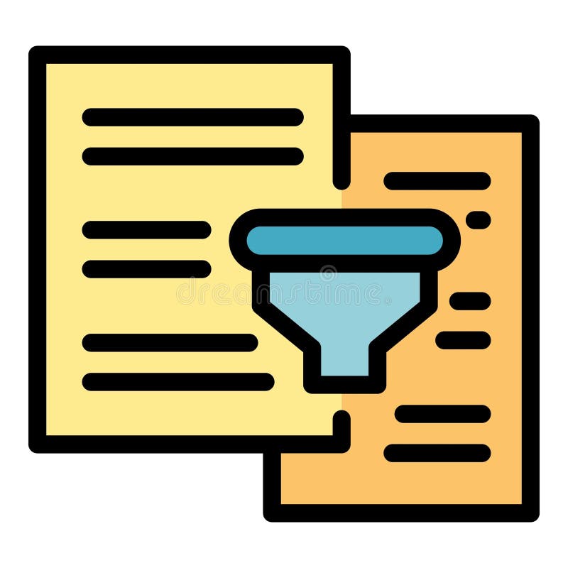 Test Papers Icon Vector Flat Stock Vector - Illustration of software ...