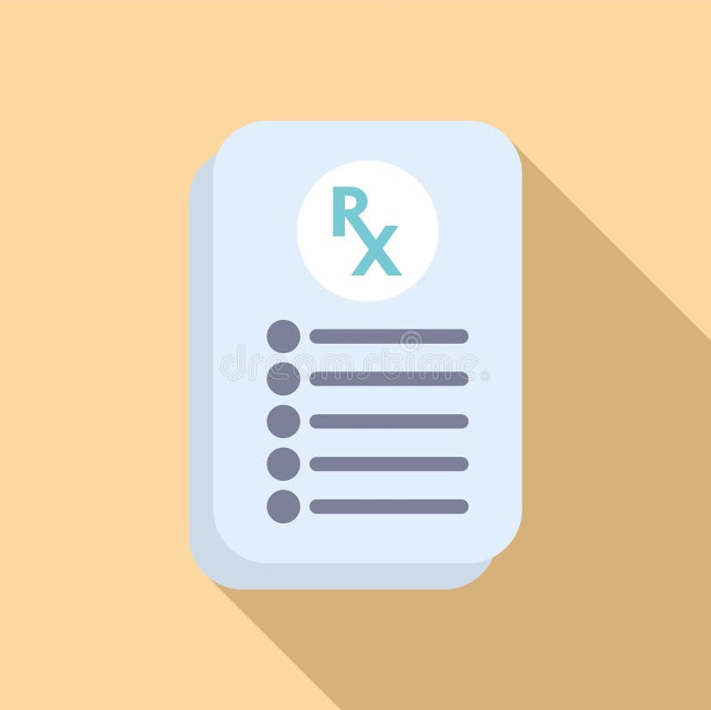 Test Patient Care Icon Flat Vector. Clinical Medical Examination Stock ...