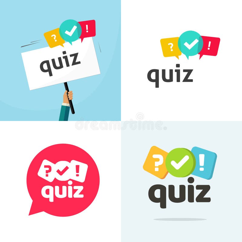 Quiz Competition Icon Set Stock Illustrations – 337 Quiz Competition ...