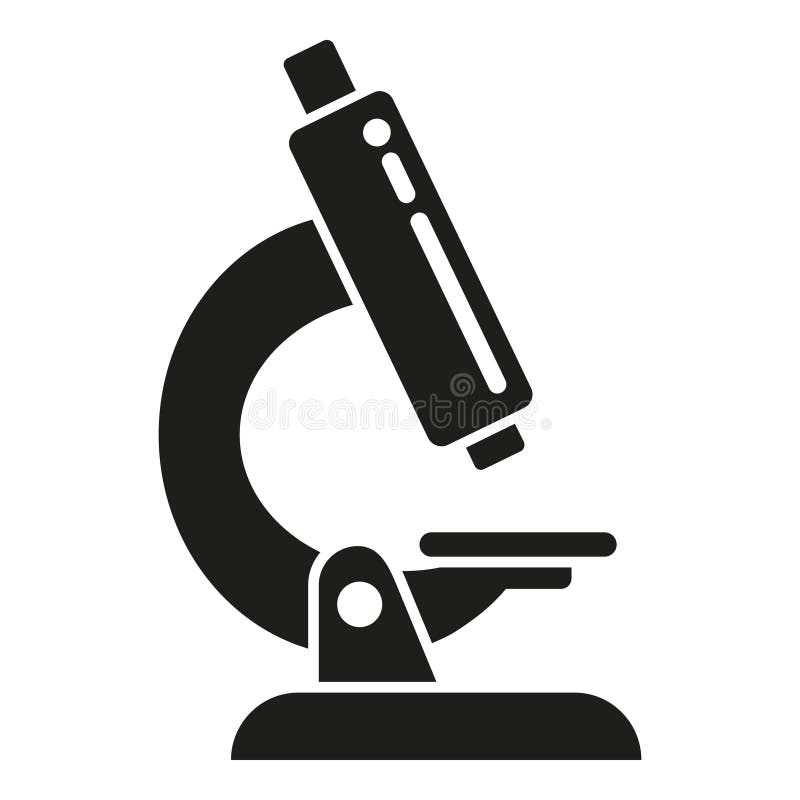 Test Result Microscope Icon Simple Vector. Medical Lab Stock Vector ...