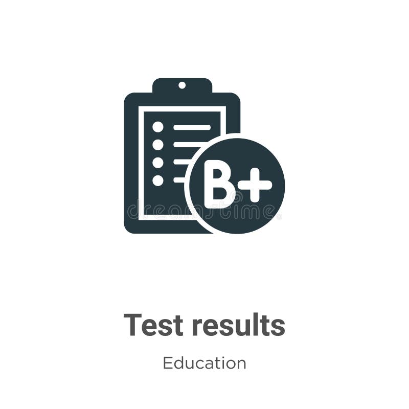 Test Results Icon Vector From Geography Collection. Thin Line Test ...