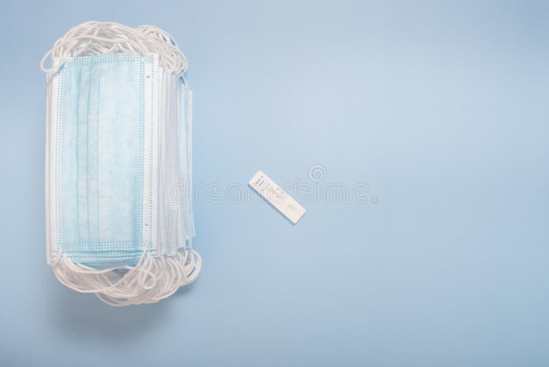 Test Samples for Coronavirus Testing or Analyzing, Sterile Medical Mask ...