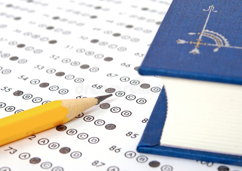 Test Score Sheet with Answers Stock Image - Image of knowledge, mark ...