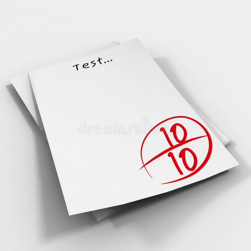 Test scores. stock illustration. Illustration of choose - 53186258