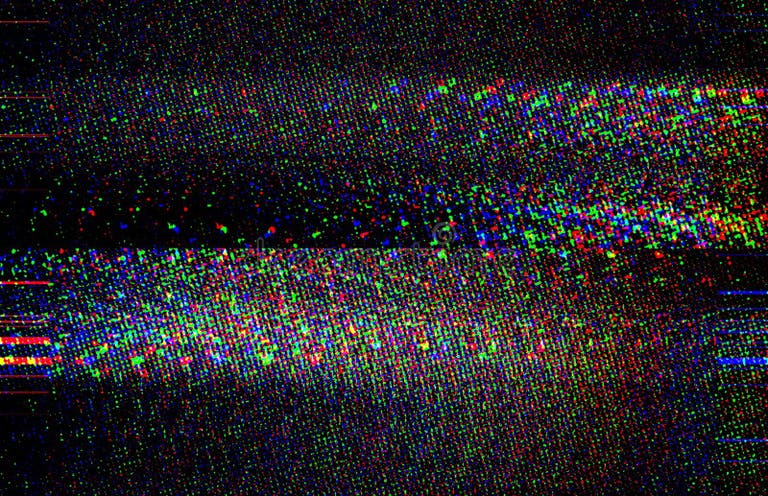 Test Screen Glitch Texture stock image. Image of noise - 86093825