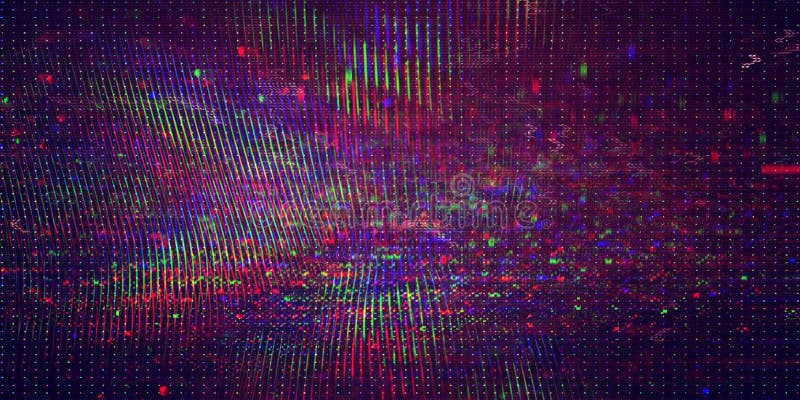 Test Screen Glitch Texture Background Stock Illustration - Illustration ...