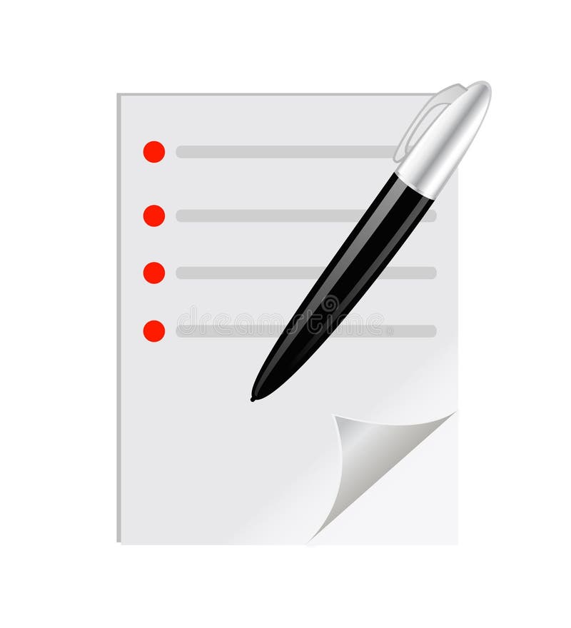 Illustration with a Printer Stock Vector - Illustration of paper ...