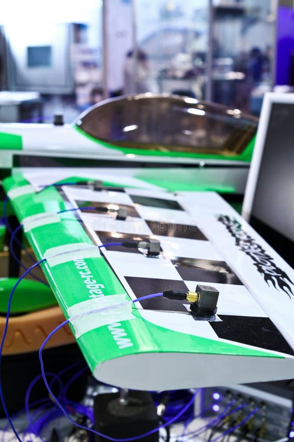 Test Stand model airplane editorial stock photo. Image of equipment ...