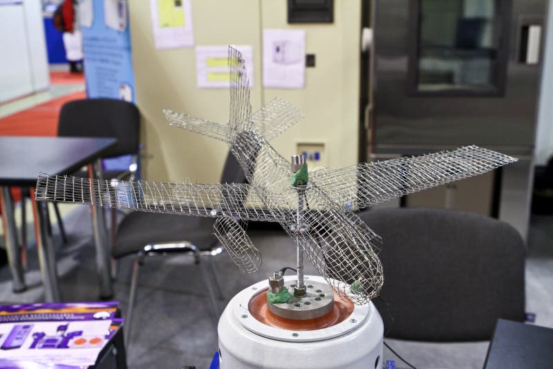 Test Stand model airplane editorial stock photo. Image of equipment ...