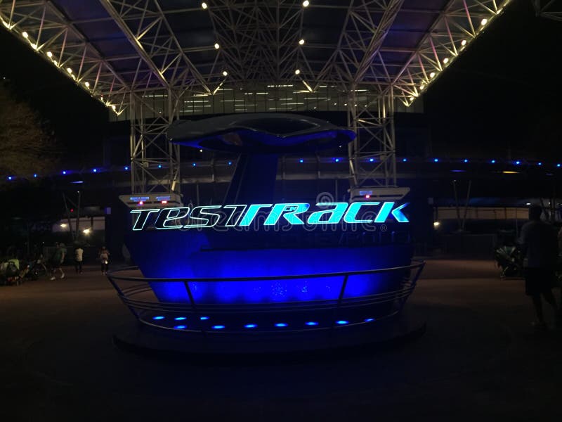 Test Track, Epcot, Orlando, Florida Editorial Stock Photo - Image of ...
